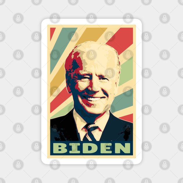Joe Biden Vintage Colors - Joe Biden - Magnet | TeePublic