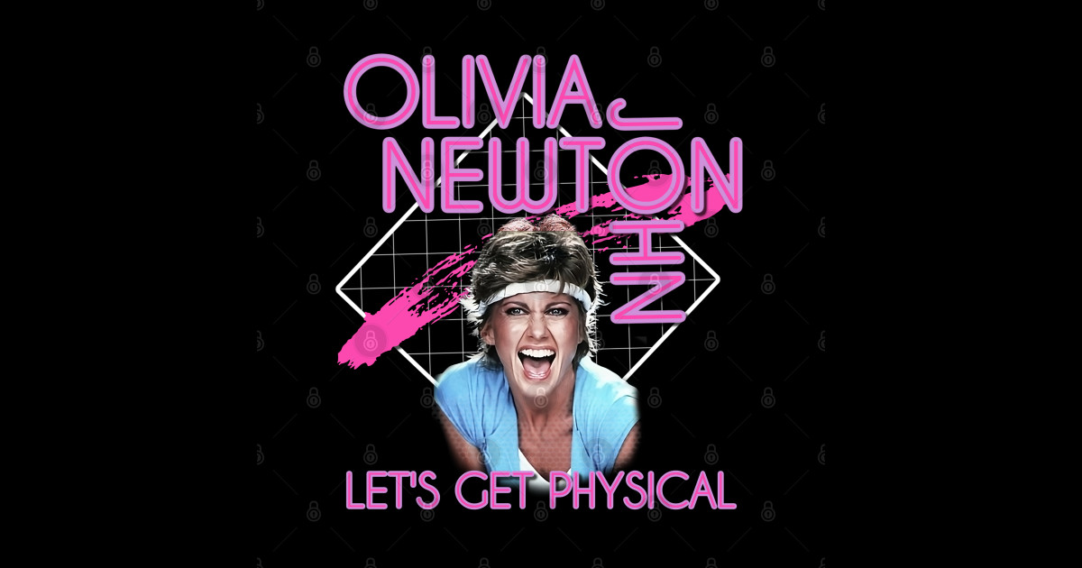 ONJ - Let's Get Physical - Olivia Newton John - Sticker | TeePublic