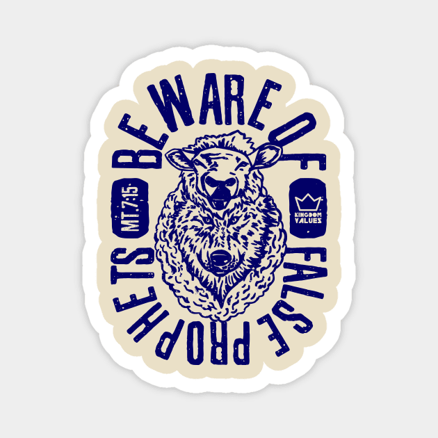 Beware of False Prophets Wolf in Sheep's Clothing - Christian Clothing ...