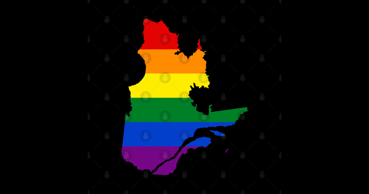 Quebec Pride - Quebec - Sticker | TeePublic