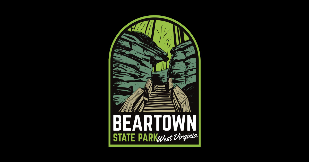 Beartown State Park West Virginia Badge - Beartown State Park - Posters ...
