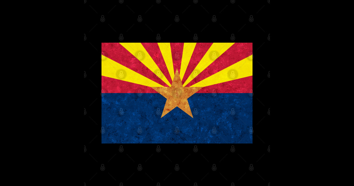 Flag of Arizona - Arizona Flag - Sticker | TeePublic