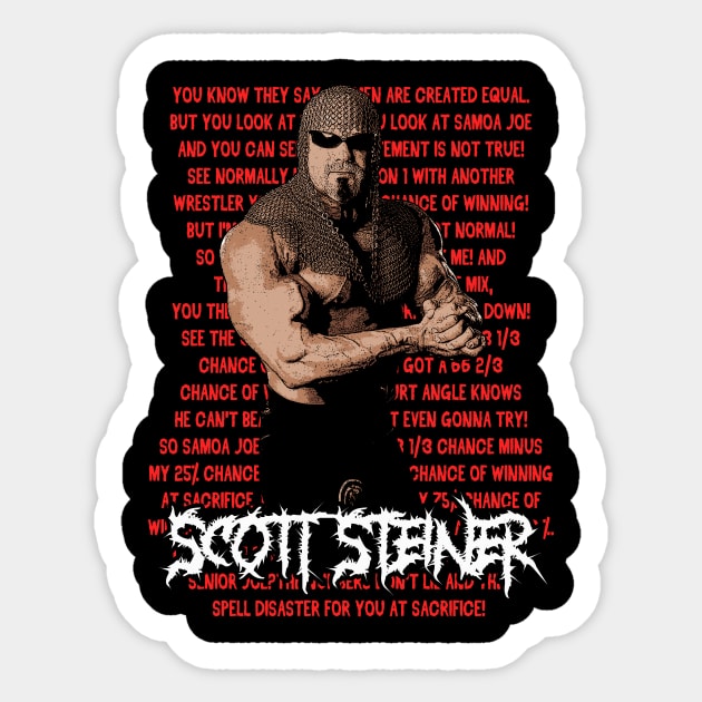 Steiner Math - The Numbers Dont Lie - Scott Steiner - Sticker | TeePublic