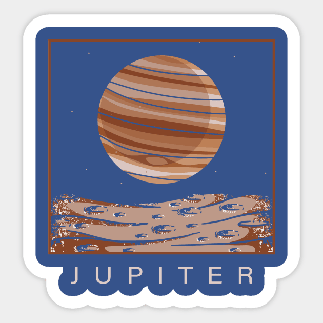 jupiter planet astronomy - Jupiter Planet Astronomy Merch - Sticker ...
