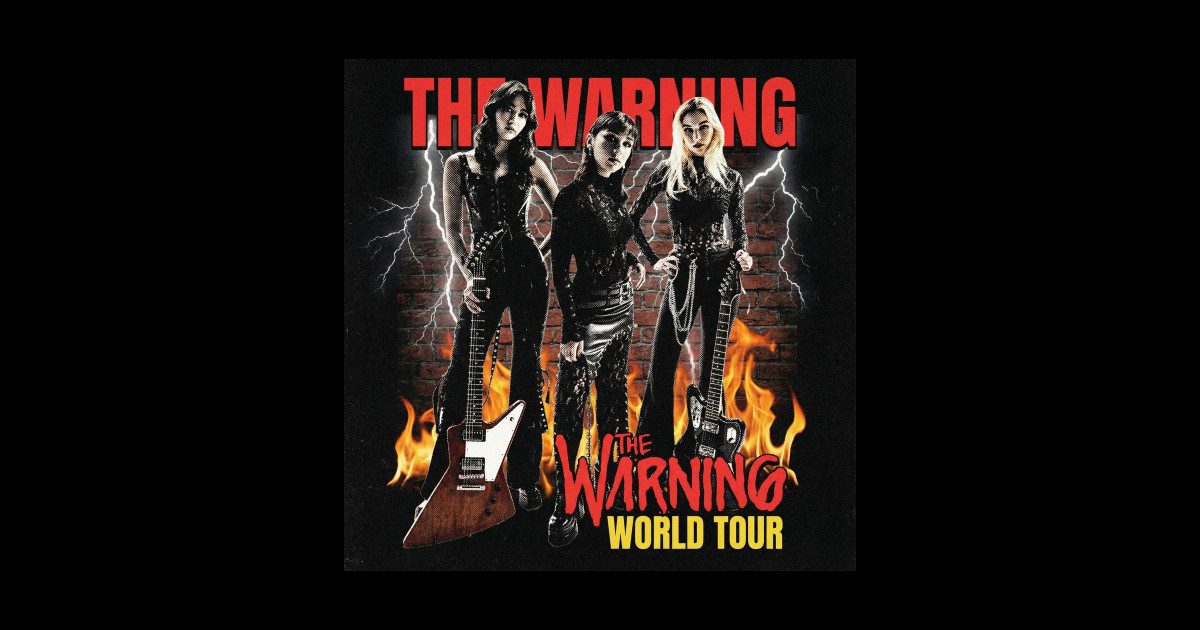 The Warning Rock Band 90s Vintage Bootleg Style - Rock Bands - Posters ...