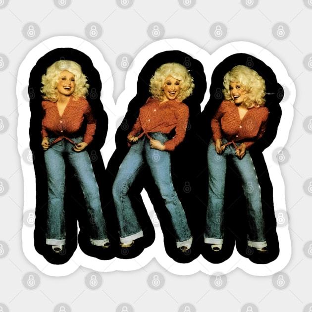 dolly parton jolene - Vintage - Sticker | TeePublic