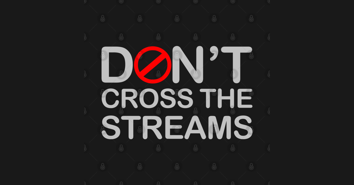 Don't Cross the Streams - Ghostbusters - Tank Top | TeePublic