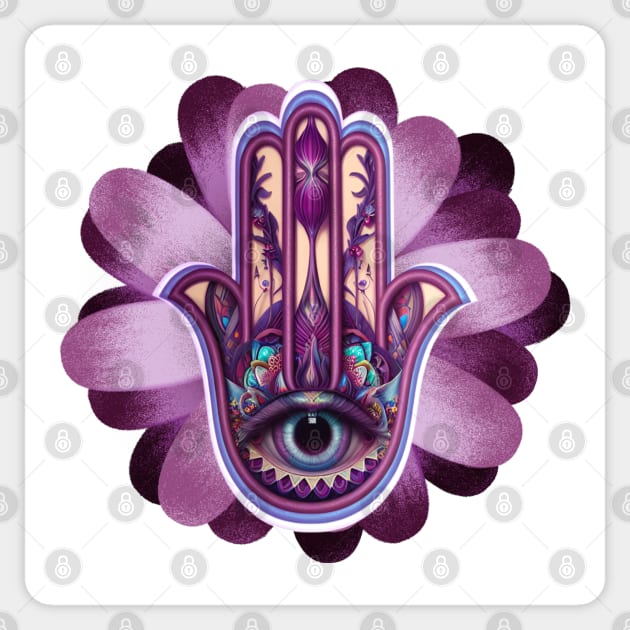 hamsa evil eye design