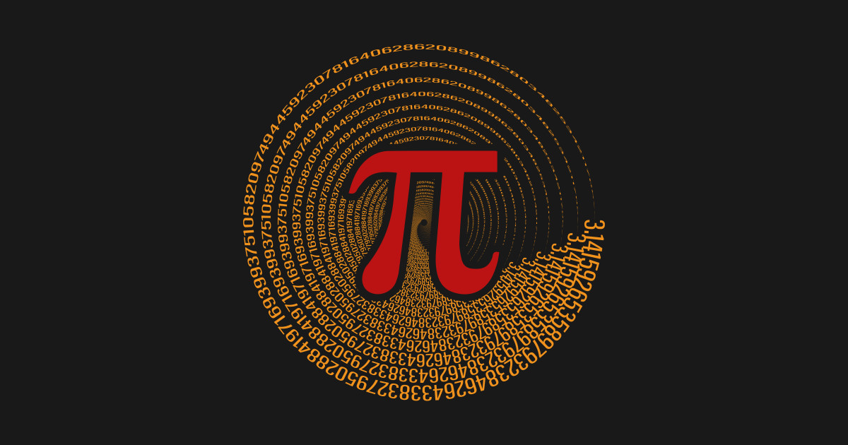 Pi Spiral Infinity – Mathematical Vortex Design - Pi Day - T-Shirt ...