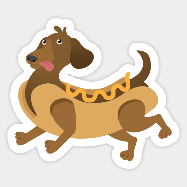 Hot Dog! - Dog - Sticker | TeePublic
