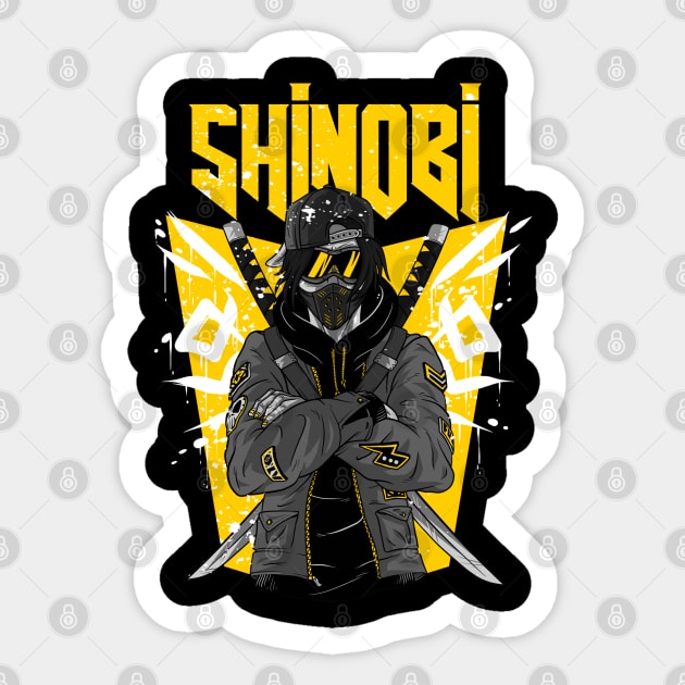 Urban Shinobi Ninja - Ninja - Sticker | TeePublic