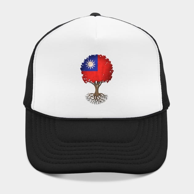 Tree of Life with Taiwanese Flag - Taiwan - Hat | TeePublic