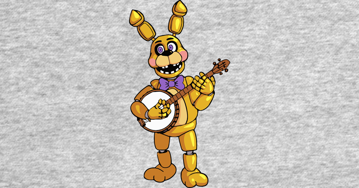 FNAF Spring Bonnie Playing A Banjo Funny Gamer 5 Nights At Freddy's ...
