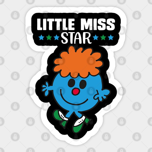 LITTLE MISS STAR - Little Miss - Sticker | TeePublic
