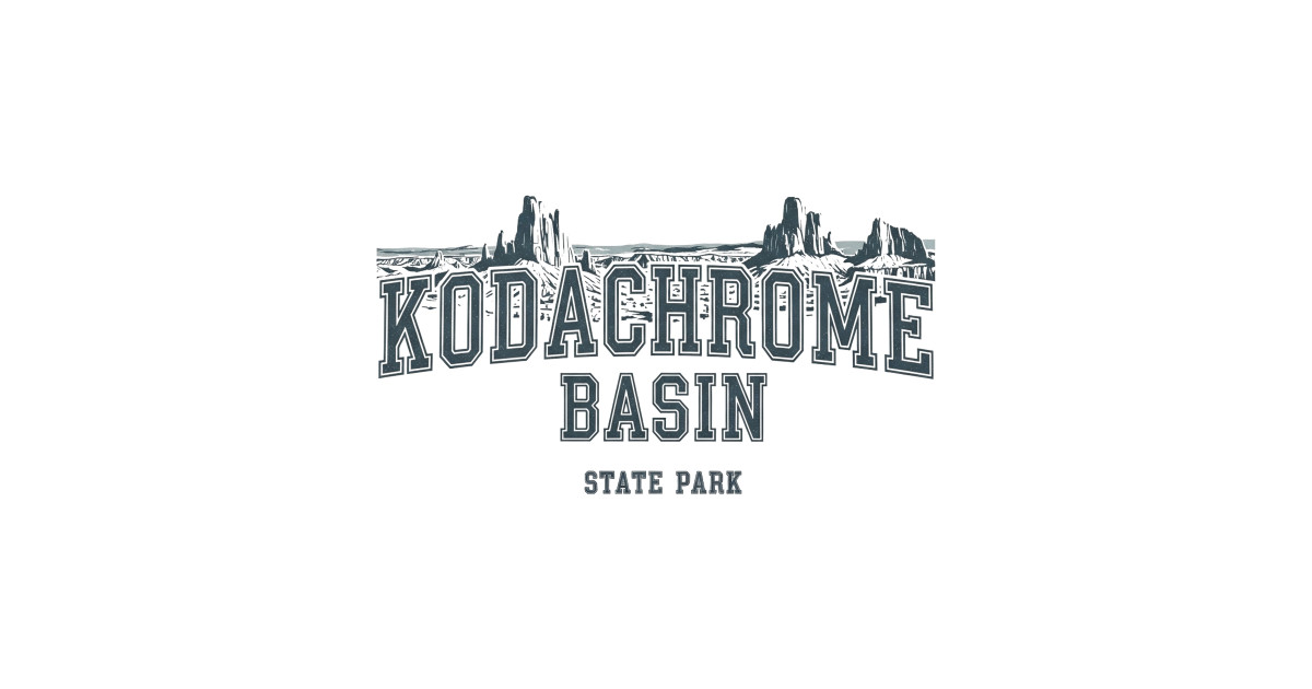 Kodachrome Basin State Park Retro Design - Kodachrome Basin - T-Shirt ...