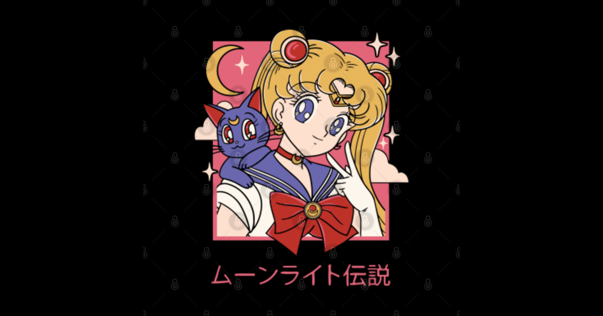 Sailor Meow - Sailor Moon - Sailor Meow - Sticker | TeePublic