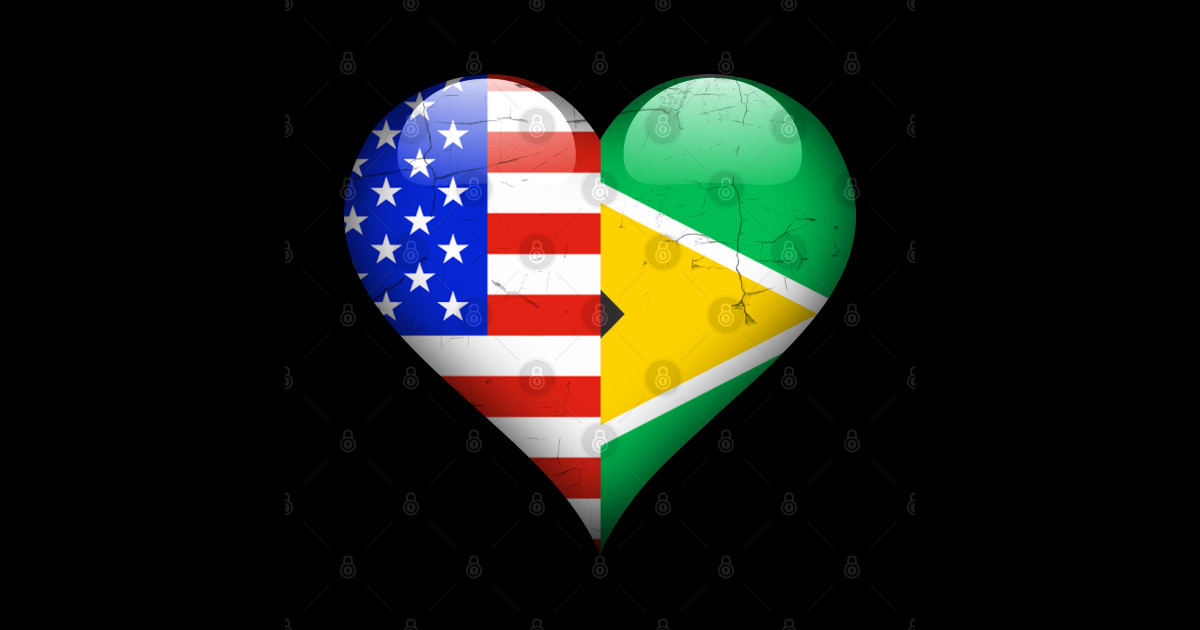 Half American Half Guyanese - Gift for Guyanese From Guyana - Guyanese ...
