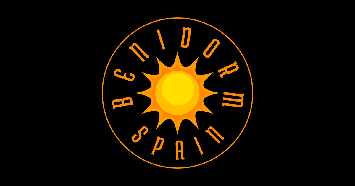 BENIDORM SPAIN SUN - Benidorm - Sticker | TeePublic