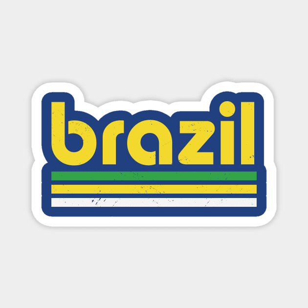 Retro Brazil Word Art // Proud Brazilian Vintage Grunge - Brasil ...