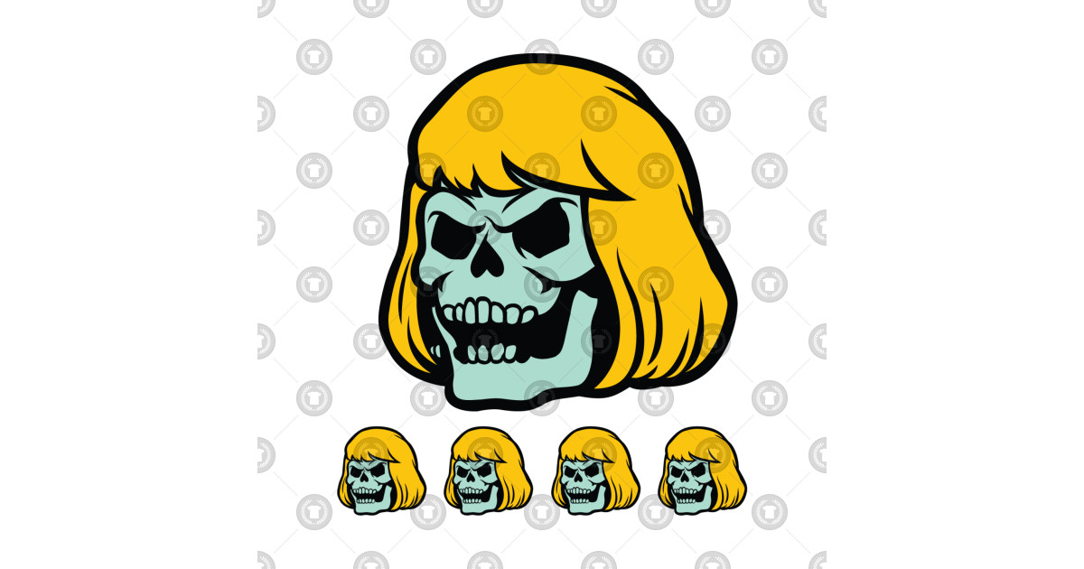 Skeleman Stickers - Skeletor - Sticker | TeePublic