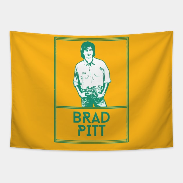 Brad pitt\\retro fan art - Brad Pitt - Tapestry | TeePublic
