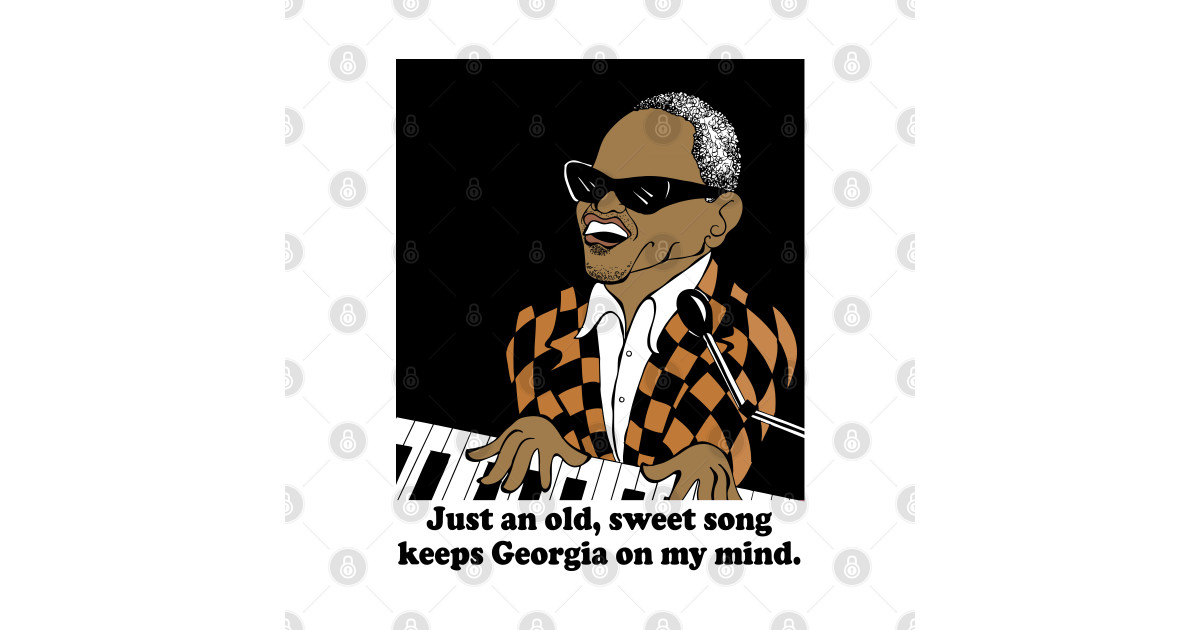 RAY CHARLES FAN ART - Ray Charles - T-Shirt | TeePublic