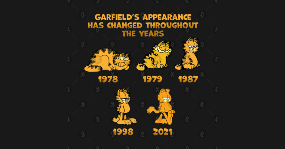 GARFIELD EVOLUTION - Garfield - Magnet | TeePublic
