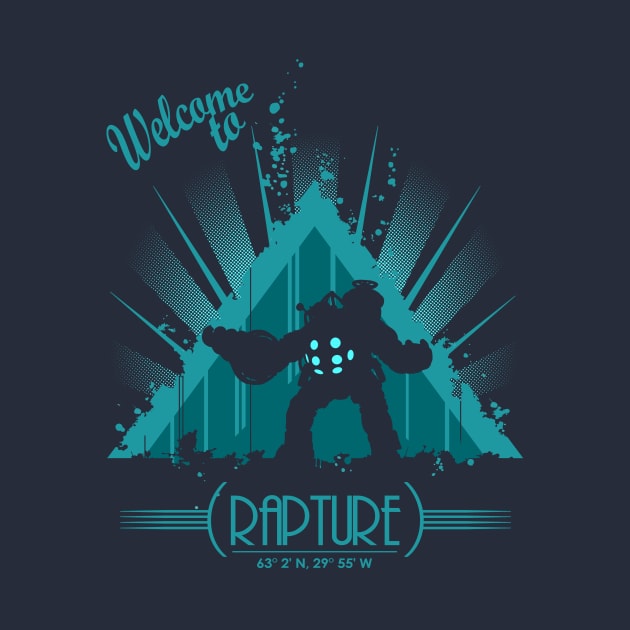 Welcome to Rapture - Bioshock - T-Shirt | TeePublic
