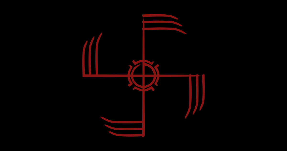 Ginfaxi Icelandic Stave | Magical Viking Symbols - Ginfaxi - T-Shirt ...