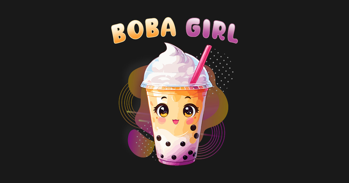 Boba Girl I Asian Anime Bubble Tea - Bubble Tea - T-Shirt | TeePublic