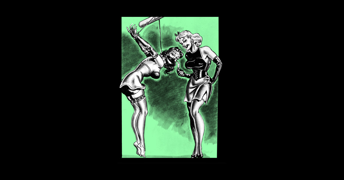 Retro Bondage Roleplay Lingerie Sexy Pinups Bdsm Art Madam Sticker