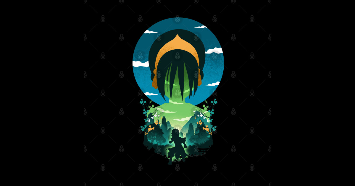 Earthbender - Cartoon - Sticker | TeePublic