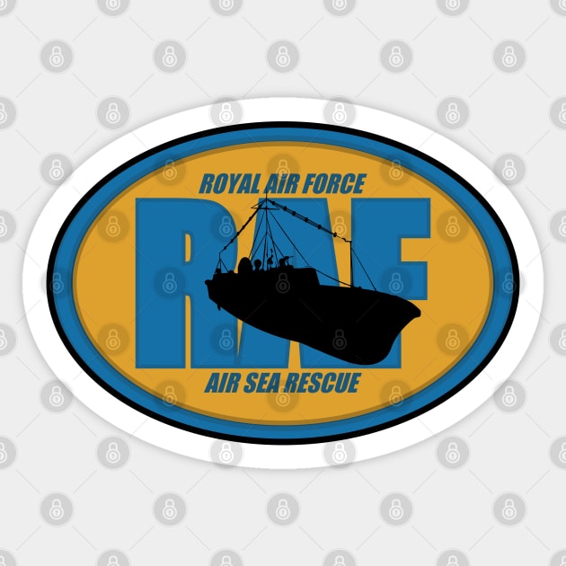 RAF Air Sea Rescue - Royal Air Force Search And Rescue - Sticker ...