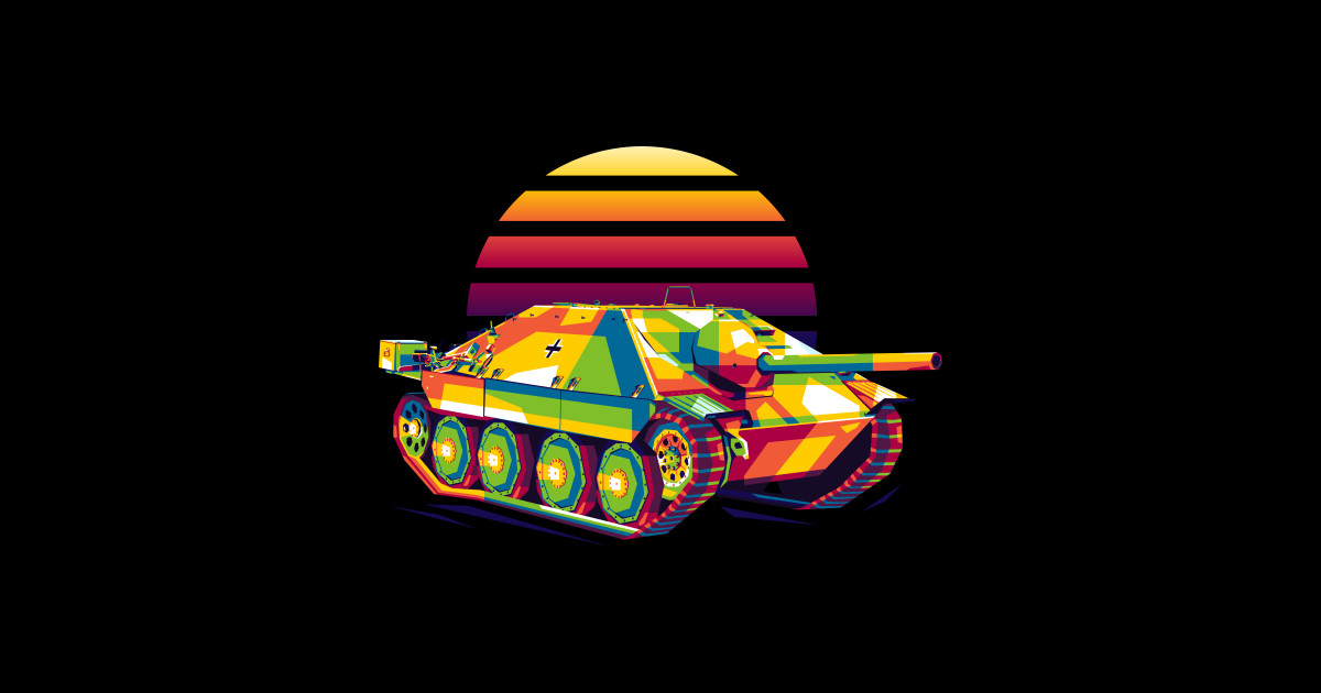 Jagdpanzer 38t Hetzer - Hetzer - Sticker | TeePublic