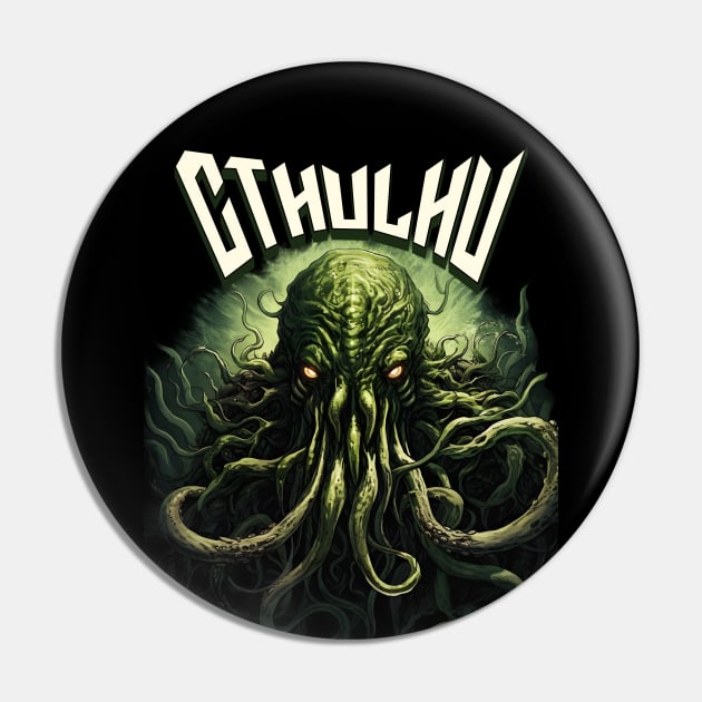 Cthulhu - Cthulhu Mythos - Pin | TeePublic