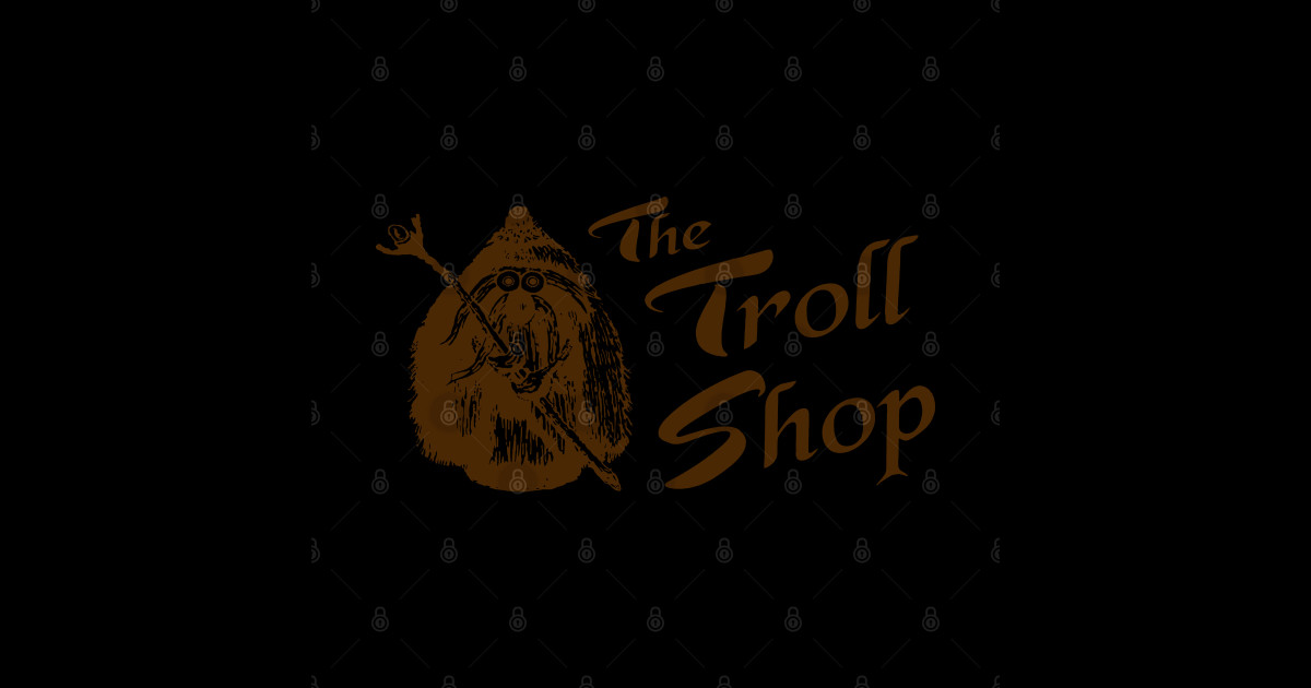 The Troll Shop - Light - Troll Shop - Sticker | TeePublic