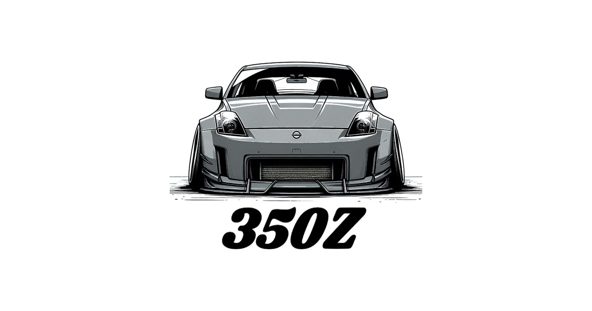 Widebody Nissan 350z Side Chest Design - Nissan 350z - T-Shirt | TeePublic