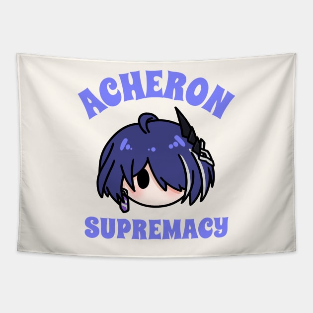 Honkai star rail acheron supremacy chibi typography game | Morcaworks ...