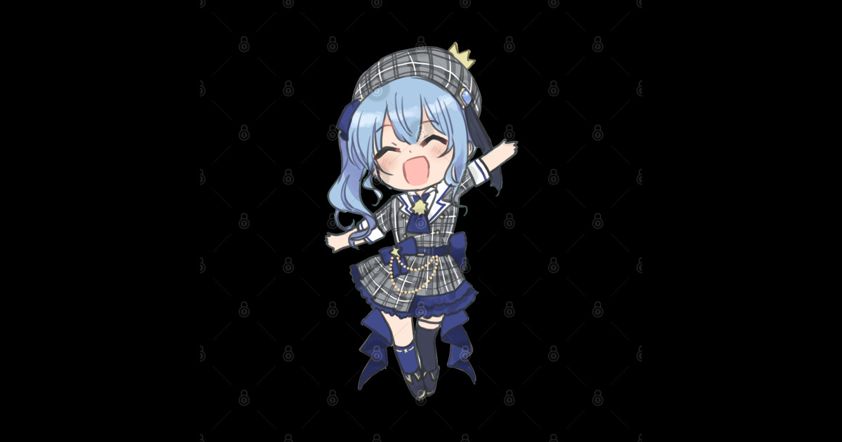 Suisei Hololive - Hoshimachi Suisei - Sticker | TeePublic