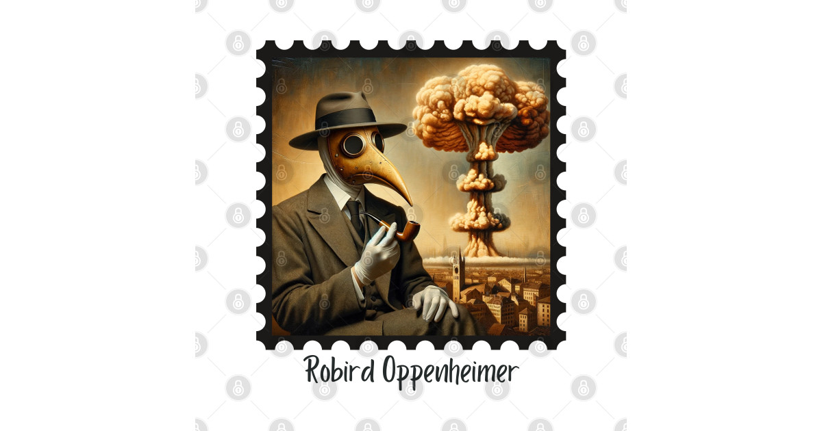 Robird Oppenheimer (Plague Doctor) - Oppenheimer - T-Shirt | TeePublic