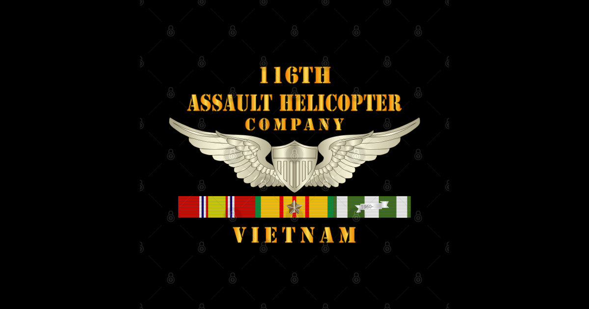 116th Assault Helicopter Co w Aviator Badge w VN SVC x 300 - 116th ...