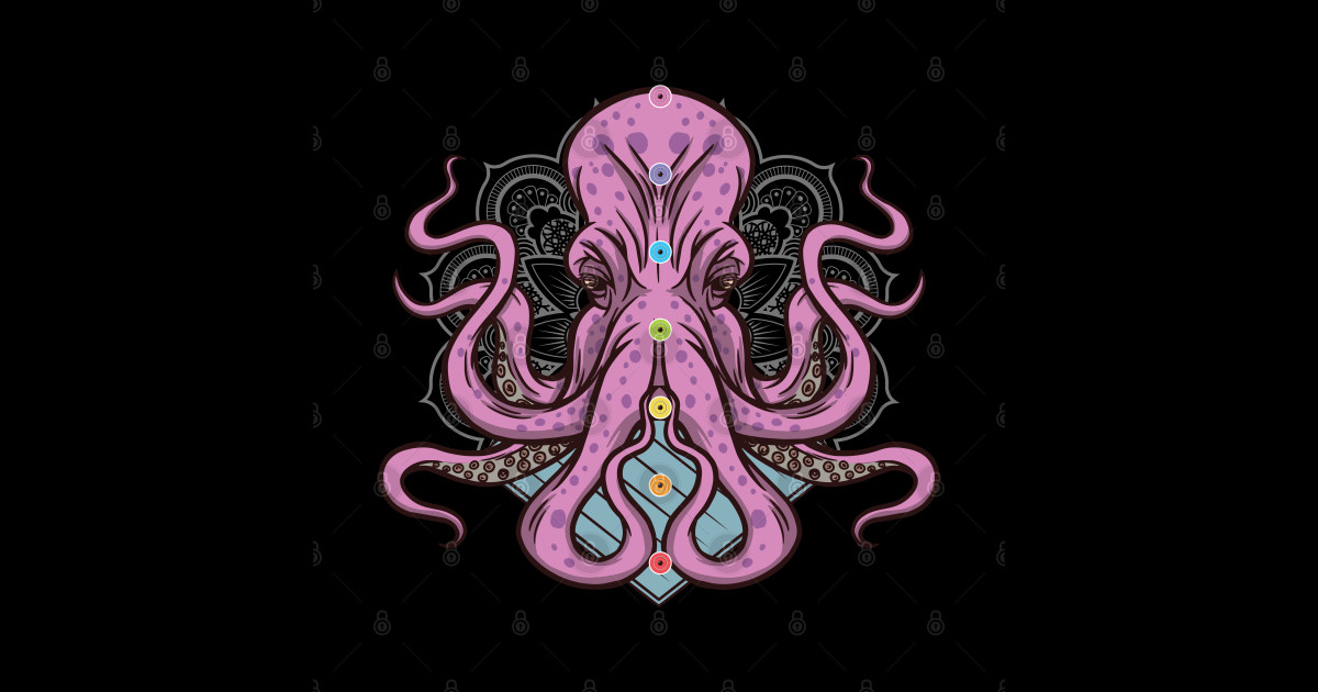 Spiritual Octopus - Spiritual Octopus - Sticker | TeePublic