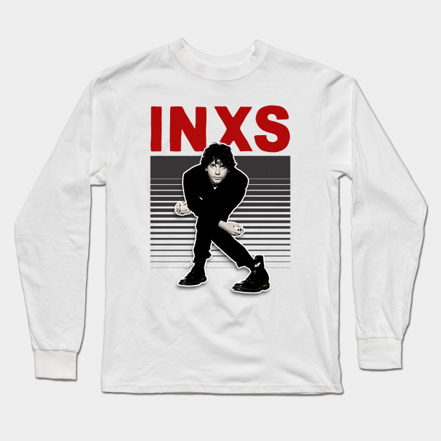 Retro 80s Style INXS Fan Art Design - Inxs - Long Sleeve T-Shirt ...
