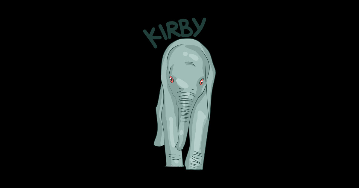 Kirby the red eye elephant viral tiktok design kirby elephant design ...