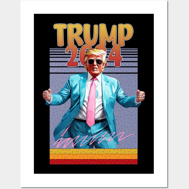 Retro Aesthetic Trump 2024 - Trump 2024 - Posters and Art Prints ...