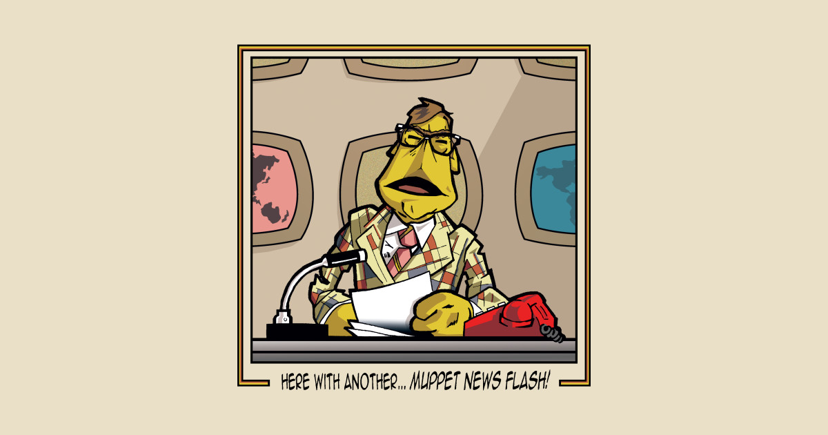 Muppet News Flash - Muppets - Posters and Art Prints | TeePublic