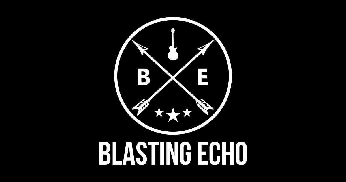 Blasting Echo Emblem White - Blastingechomerch - Sticker | TeePublic