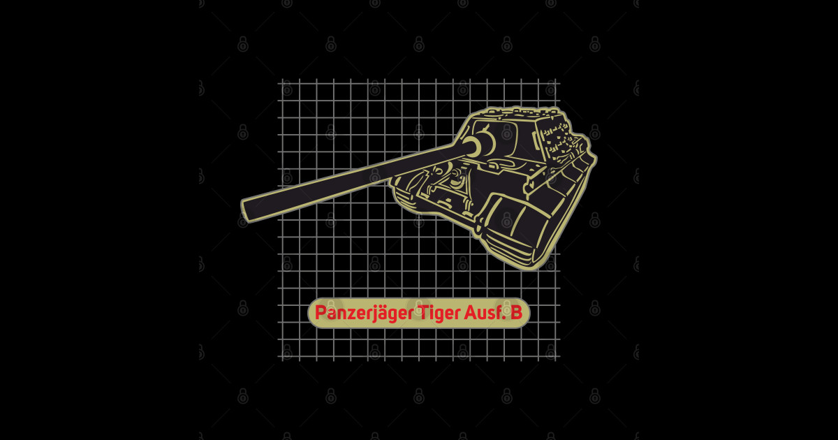 Jagdtiger-German heavy tank destroyer - Ww2 Tanks - Sticker | TeePublic