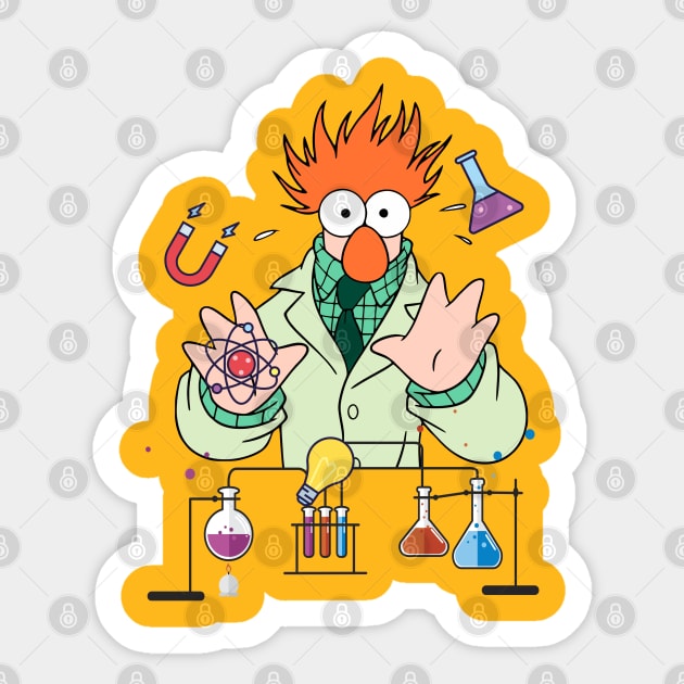 Muppet Science ! - Muppets - Sticker | TeePublic
