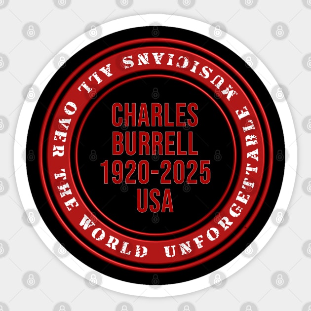 Charles Burrell 7/7/26 USA 1920 2025 Music D5051 - Charles Burrell ...